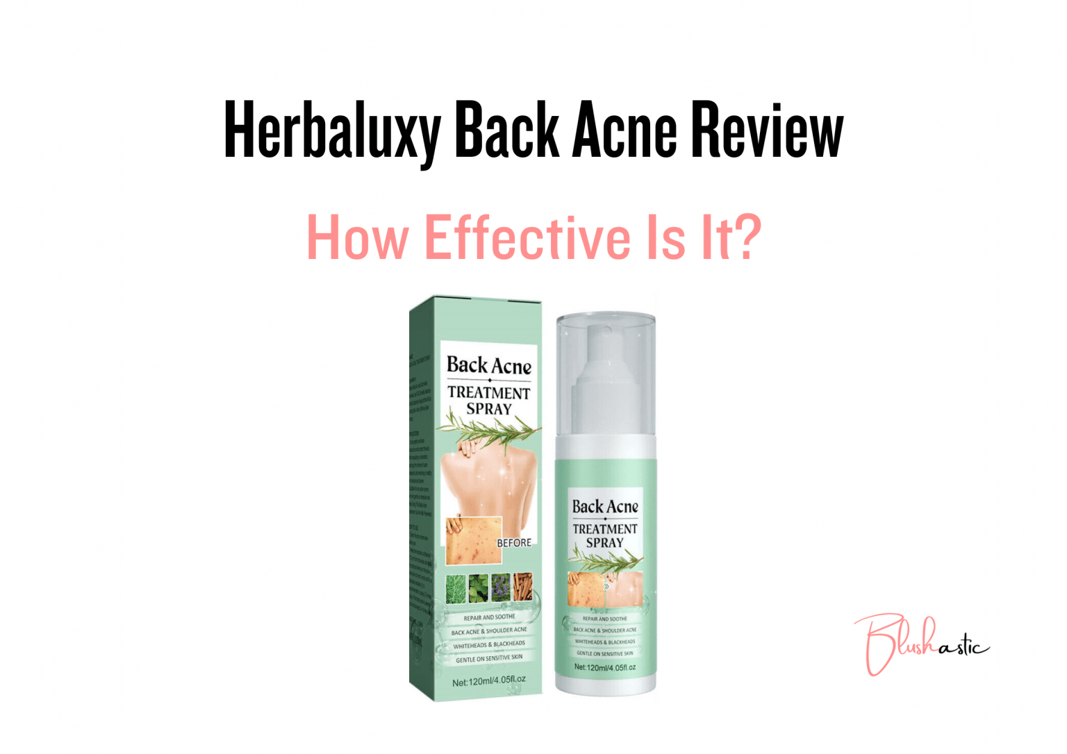 Herbaluxy Back Acne Reviews | How Effective Is It? - Blushastic