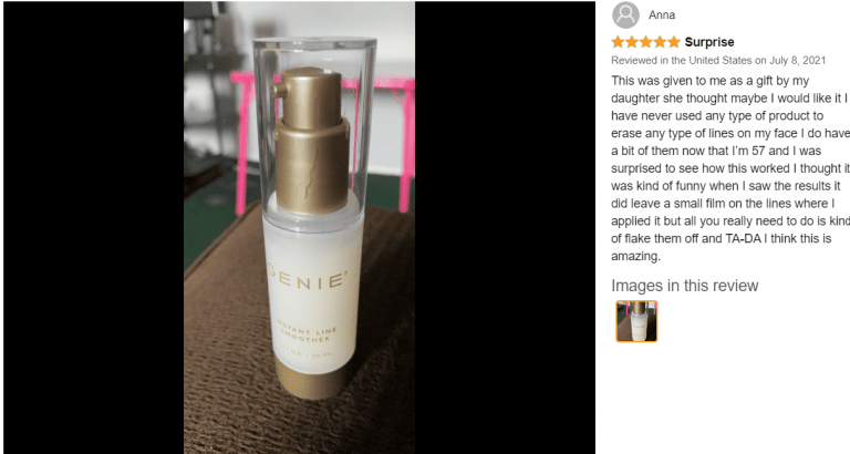 Genie Instant Line Smoother Reviews | Does It Work? - Blushastic